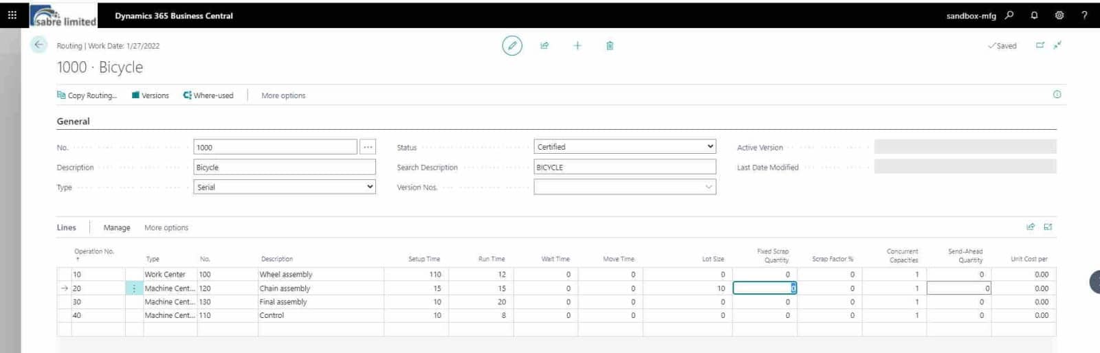 2021 Business Central Manufacturing Hot New Features