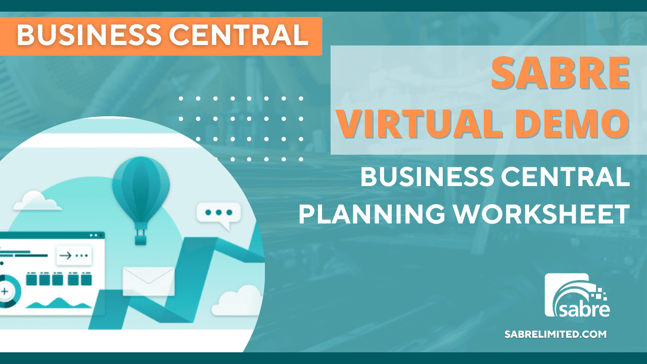 Business Central Planning Worksheet | Sabre Limited